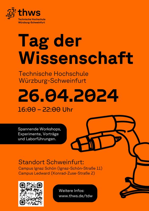 THWS lädt zum „Tag der Wissenschaft“ am 26. April ein